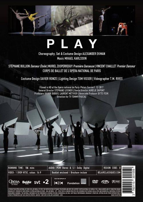 Alexander Ekman : Play [DVD & Blu-ray] | BelAir Classiques