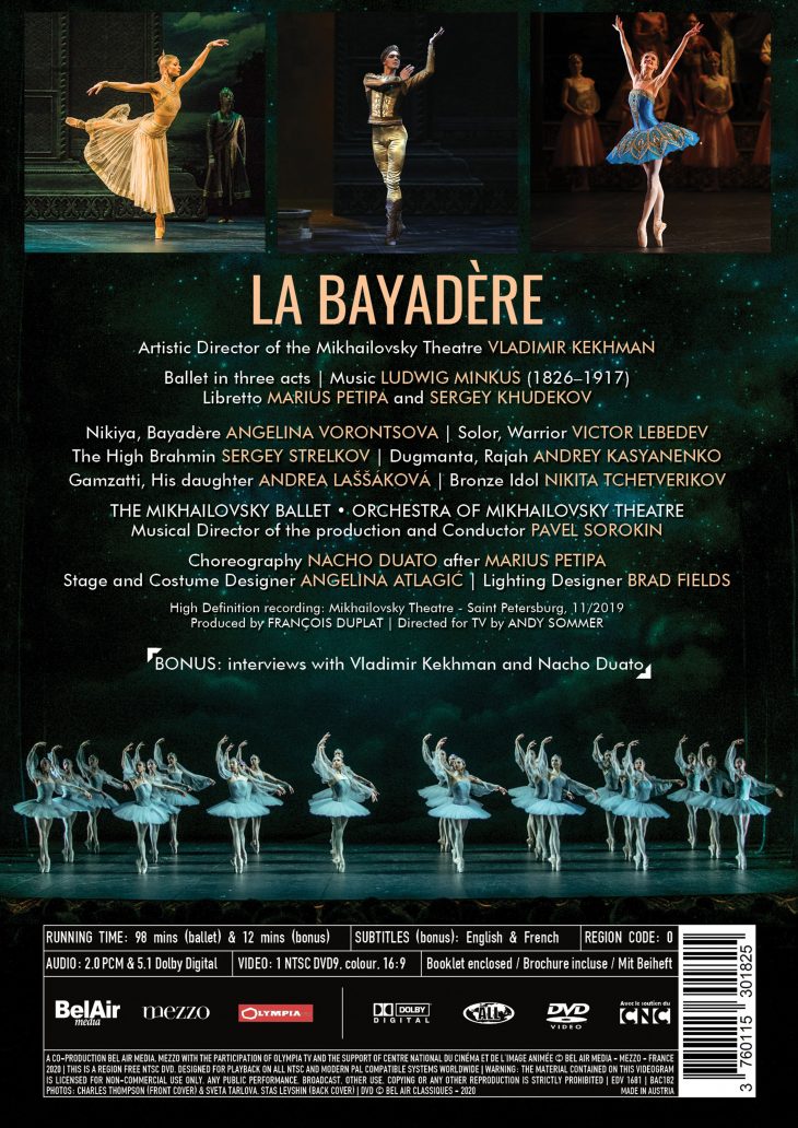 Minkus : La Bayadère [DVD & Blu-ray] | BelAir Classiques